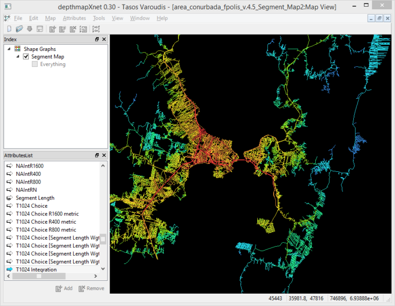 Depthmap – Repositório de Mapas Configuracionais