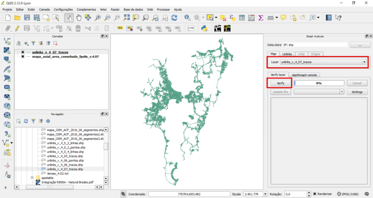 Calcular medidas configuracionais usando o QGIS + plugin Space Syntax ...